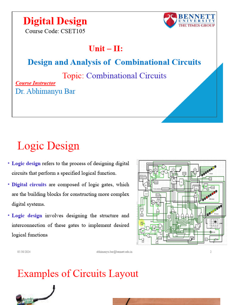 Lect Combinational Circuit Pdf Logic Gate Subtraction