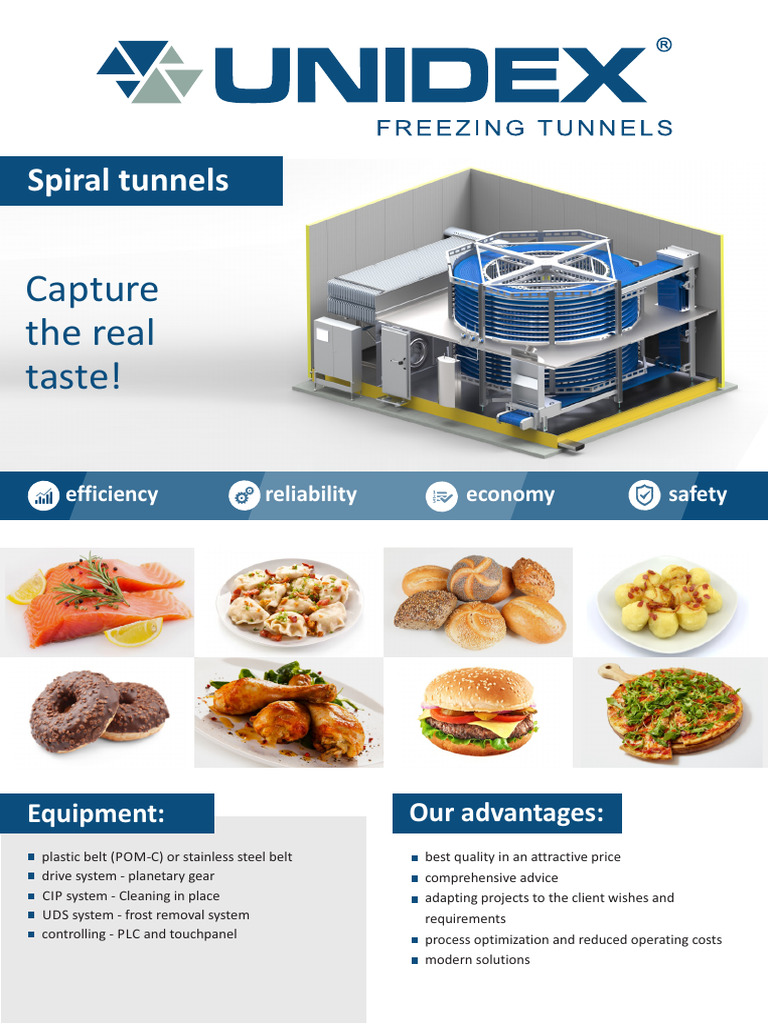 Spiral Tunnel Solutions for Industry | PDF | Belt (Mechanical ...
