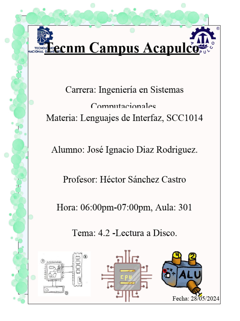 Lectura de Disco (Assembler) | PDF | Lenguaje ensamblador | Ingeniería ... Lectura de Disco (Assembler) | PDF | Lenguaje ensamblador | Ingeniería ...