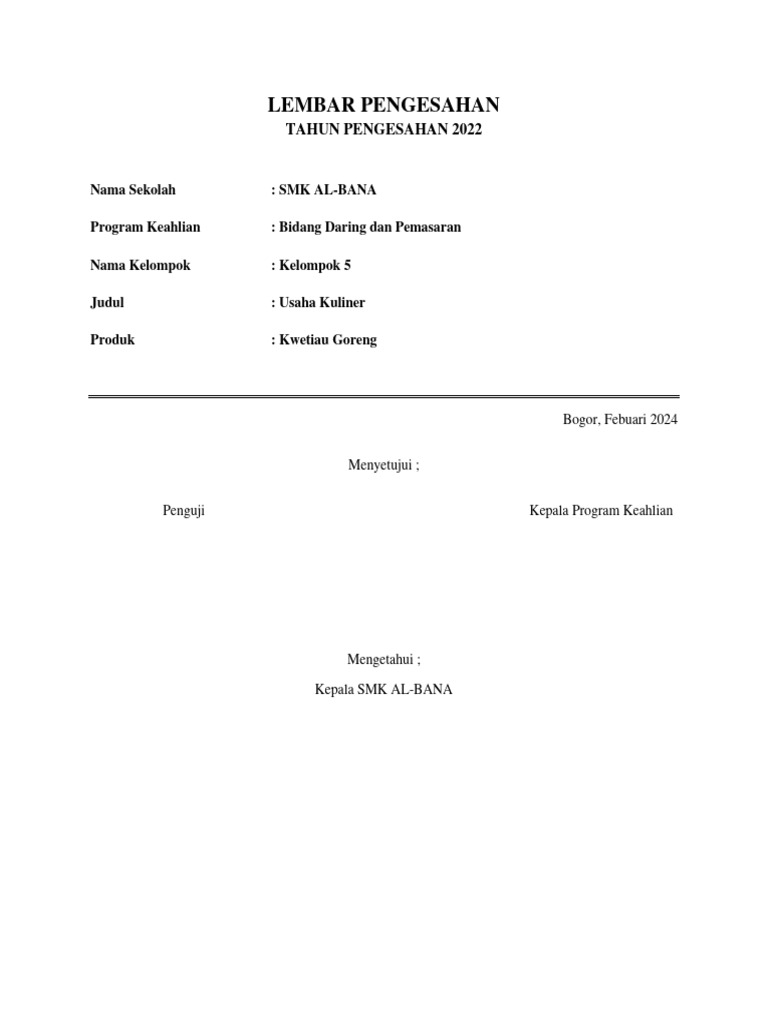 Proposal Ujikom Kel 5 | PDF