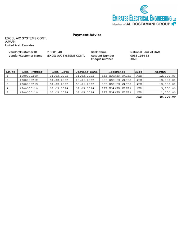 Cheq Printing 2 | PDF | Finance & Money Management
