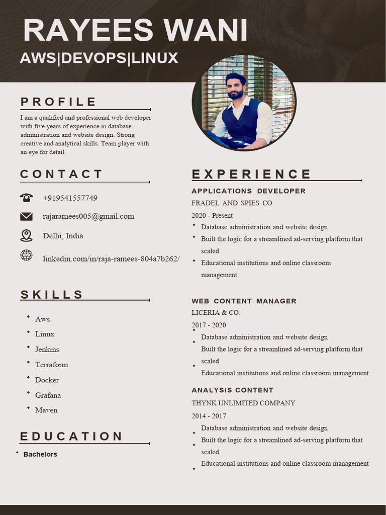 My Aws Devops Resume PDF | PDF