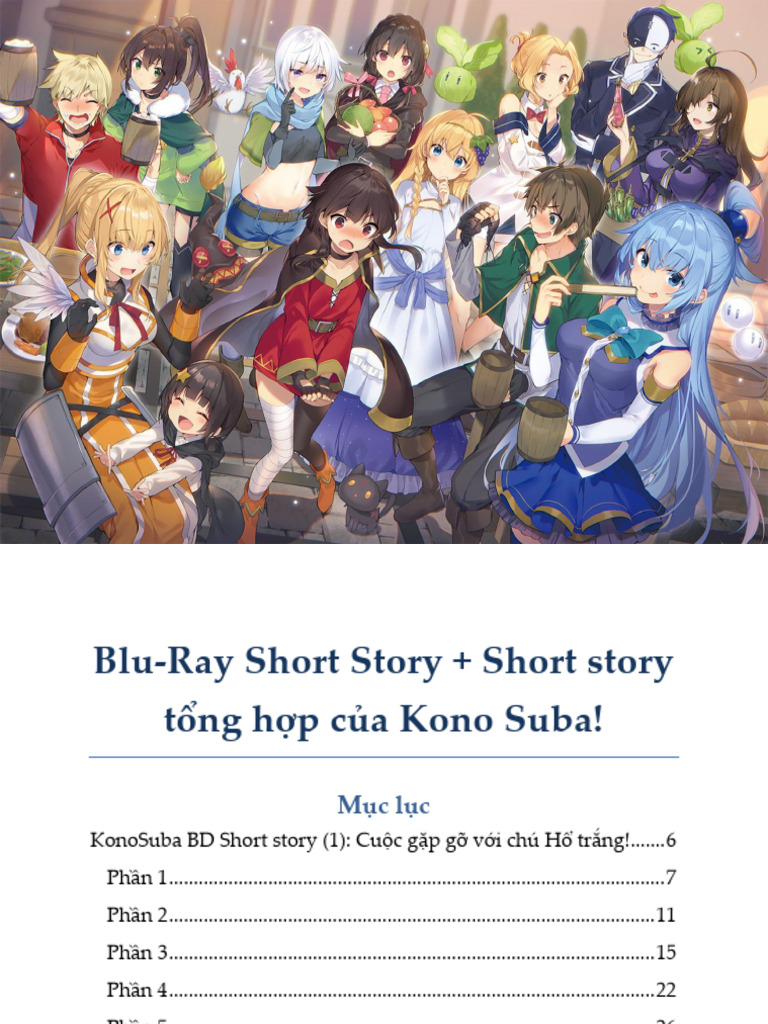 Blu-Ray Short Story + Short Story T NG H P C A Kono Suba! | PDF