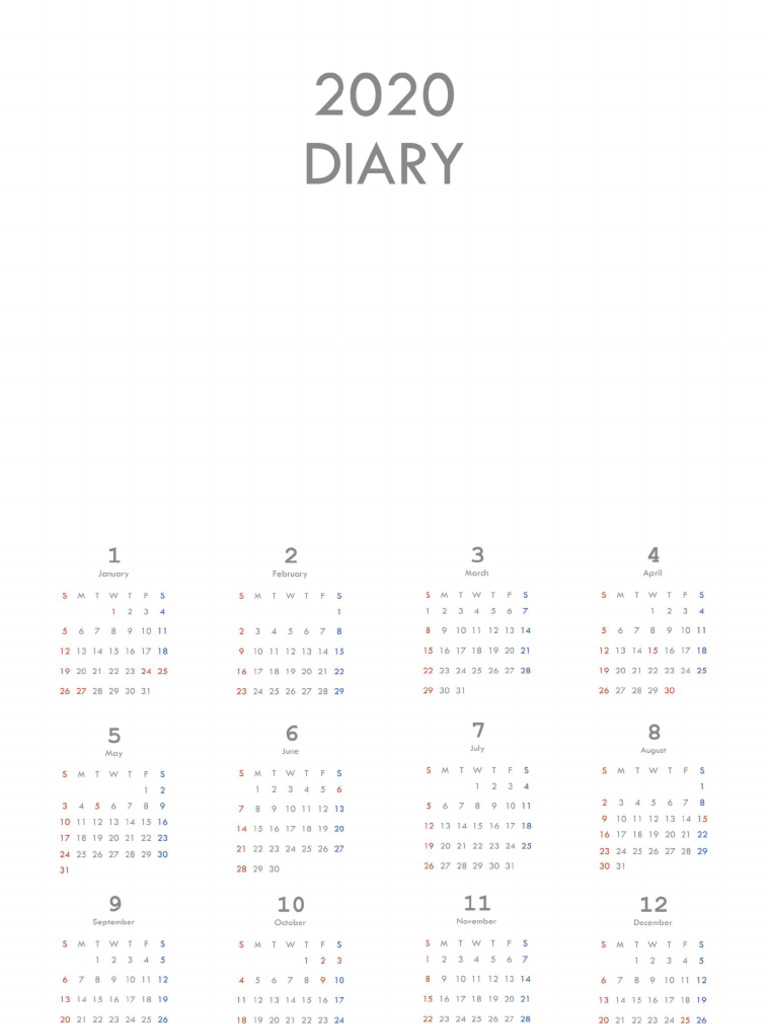 2020 Diary B | PDF