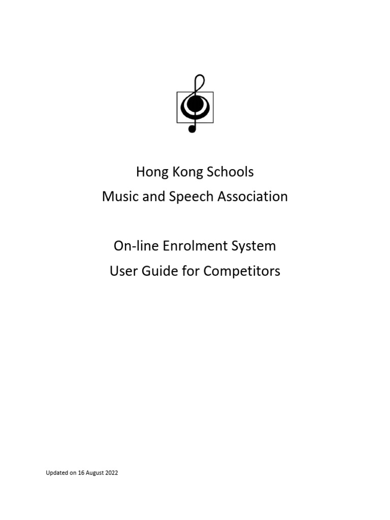 OES User Guide Competitor Portal Eng | PDF | World Wide Web | Internet & Web