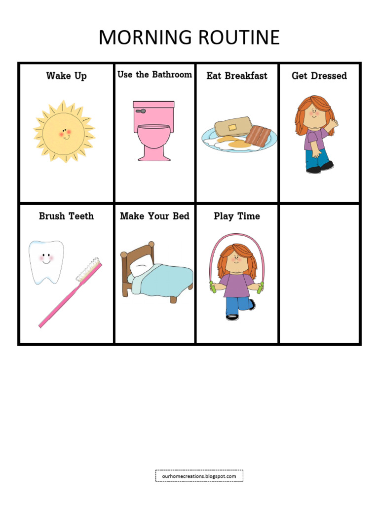 Good Morning Chart - Girl | PDF