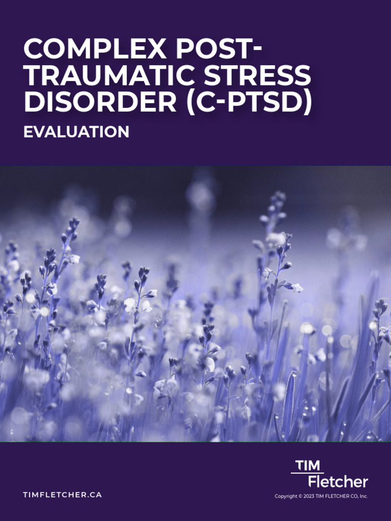 C-PTSD+Self+Evaluation TFCo | PDF | Complex Post Traumatic Stress Disorder | Anger