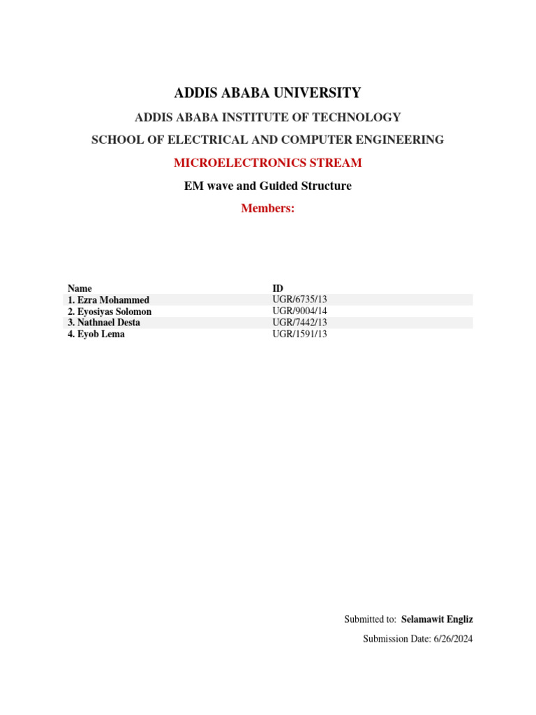 Rectangular Waveguide Pdf Waveguide Materials Science