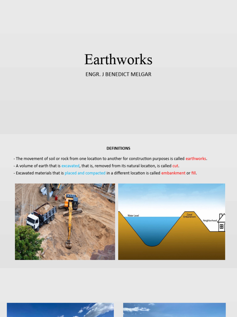 Earthworks | PDF | Civil Engineering