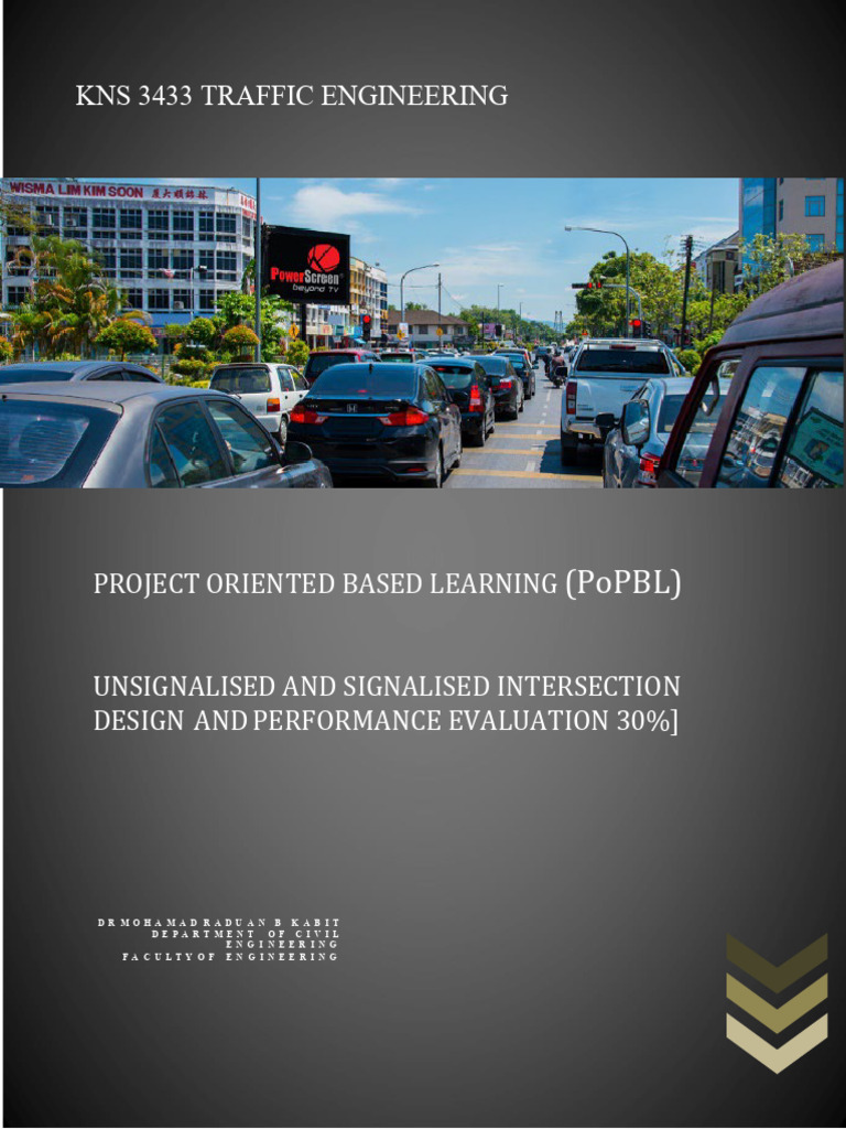 KNS3433 - Project Based Learning 2024 | PDF | Traffic Light | Intersection (Road)