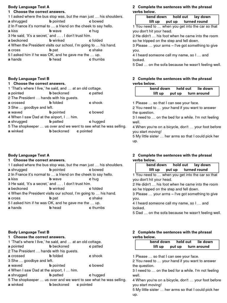 пр gestures | PDF | Body Language