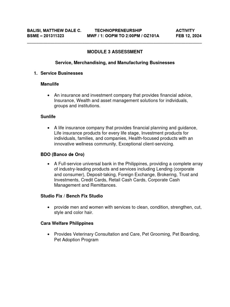 BALISI, MATTHEW DALE - TECHNO ACTIVITY 02-12 | Download Free PDF | Drink