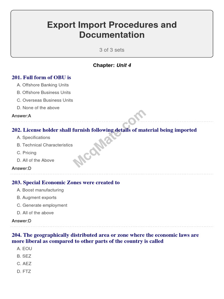 Export Import Procedures and Documentation (Set 3) | PDF | Exports | Economies
