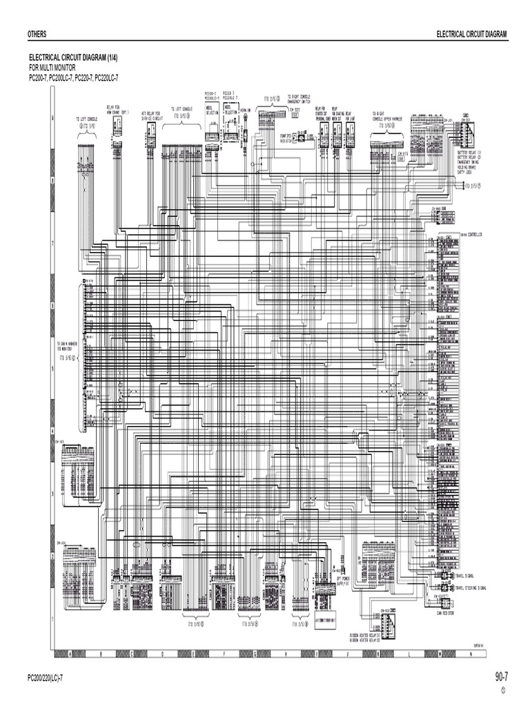 SHOP- Electrical_Diagram(PC200-7) | PDF