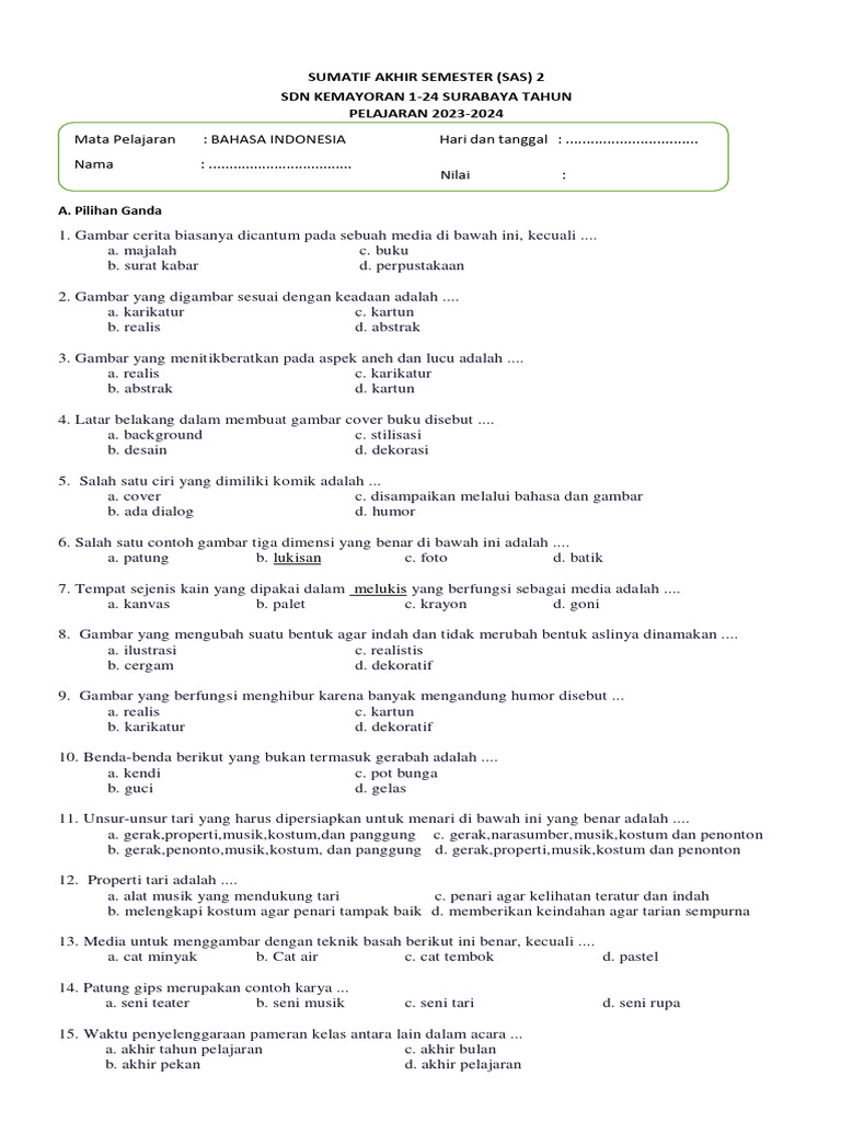 SBDP Semester 2 | PDF | Seni