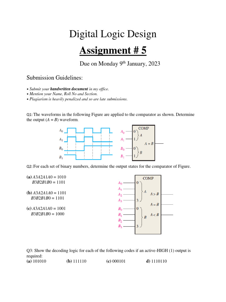 Assignment # 5 | PDF | Technology & Engineering
