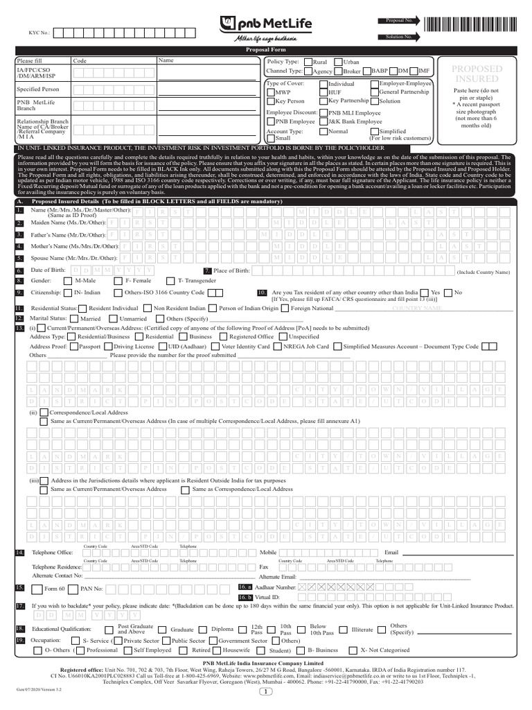 Generic Application Form Ver 3.2 | PDF | Identity Document | Cancer