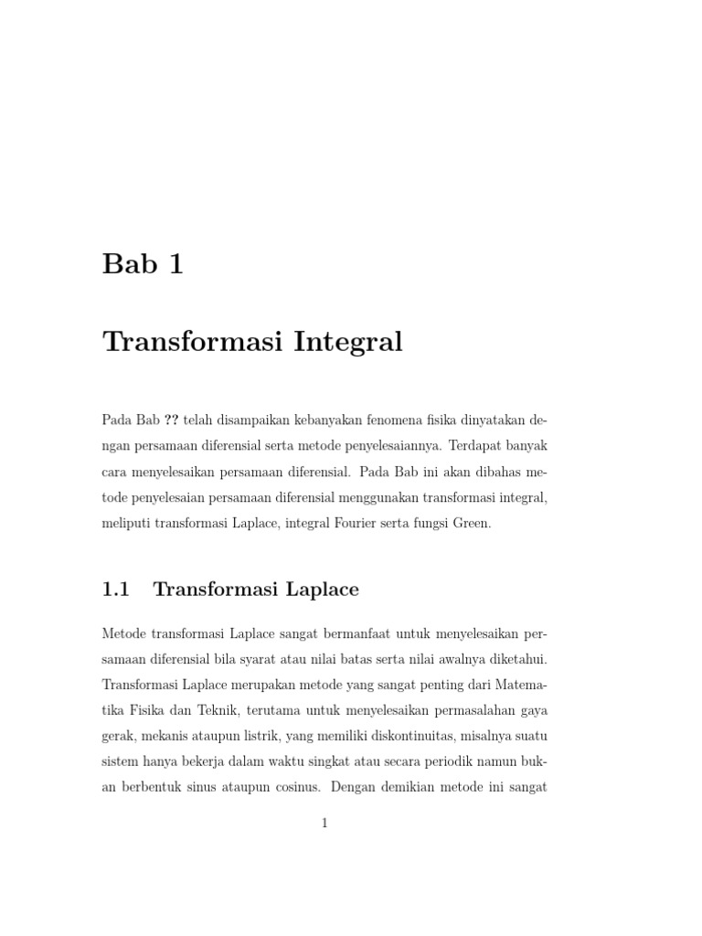 Transformasi Laplace Pdf