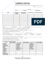 FFEDIS Enrollment Form for Farmers & Fishers | PDF | Vegetables | Business