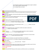 EMCEE Christmas Party Script | PDF | Christmas | Religious Festival Or ...
