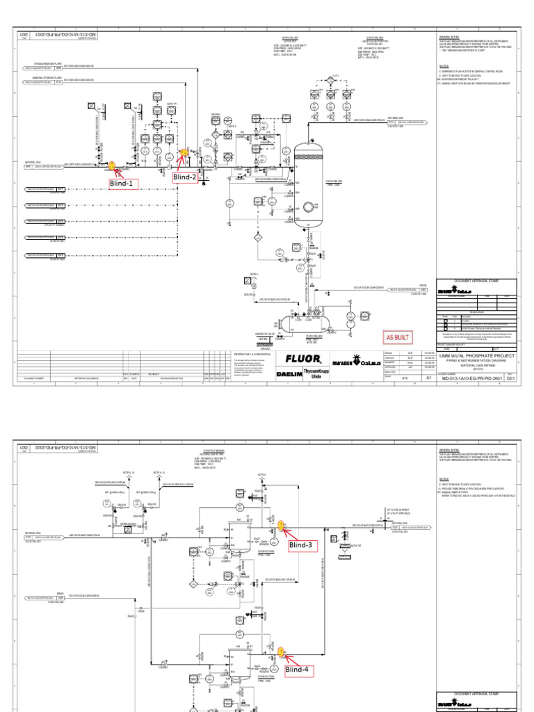 Blind List For 31A10-VSL-001 | PDF | Chemical Process Engineering ...