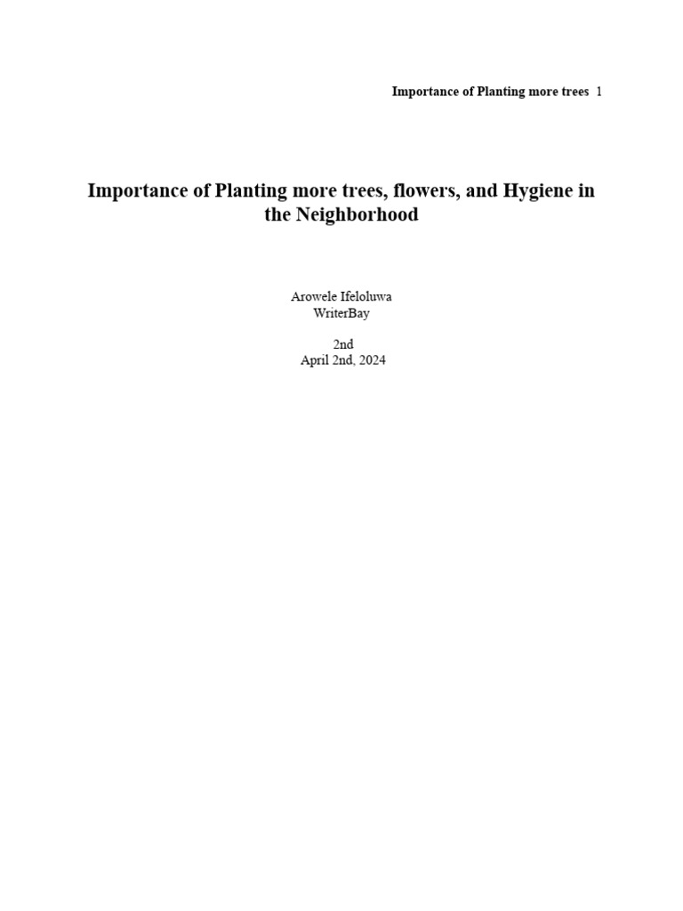 APA Format Paper Template Google Docs | Download Free PDF | Trees ...