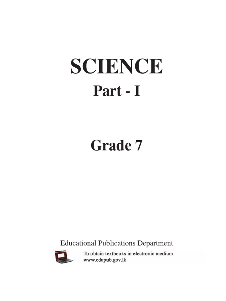 Grade 7 Science Text Book 61fa161a1b794 | PDF | Patriotic Songs | Sri Lanka