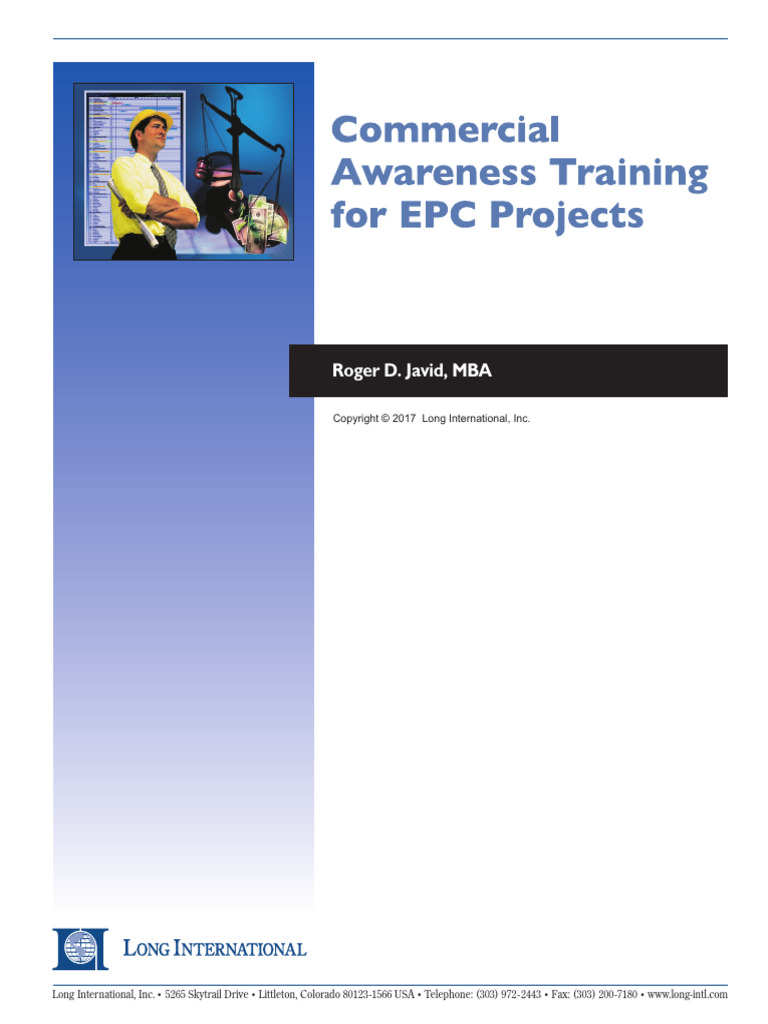 Long_Intl_Commercial_Awareness_Training_for_EPC_Projects | PDF | Risk ...