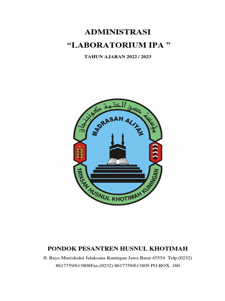 Administrasi Lab IPA 2022/2023 | PDF