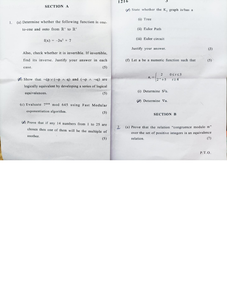 DMS Question Paper-1 | PDF