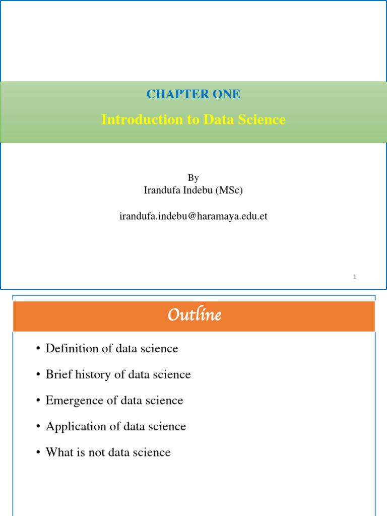 CH 1 | PDF | Relational Model | Data Science