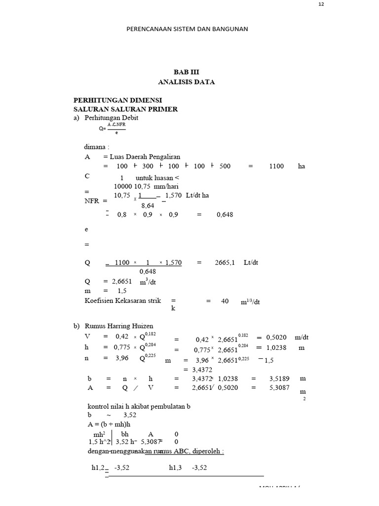 Primer Perhitungan | PDF