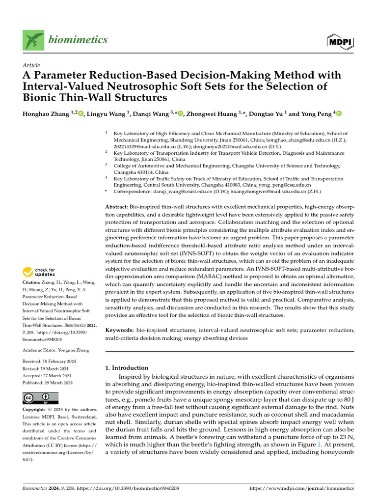 A Parameter Reduction-Based Decision-Making Method with Interval-Valued Neutrosophic Soft Sets ...