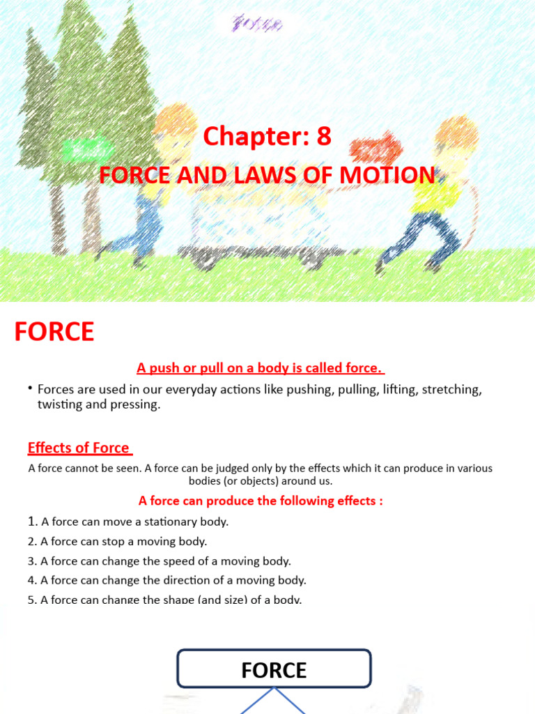 Chapter 2 Force and Laws of Motion | Download Free PDF | Inertia | Force