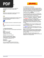 MyDHL+ Shipment Upload Guide | PDF | Comma Separated Values | Computing