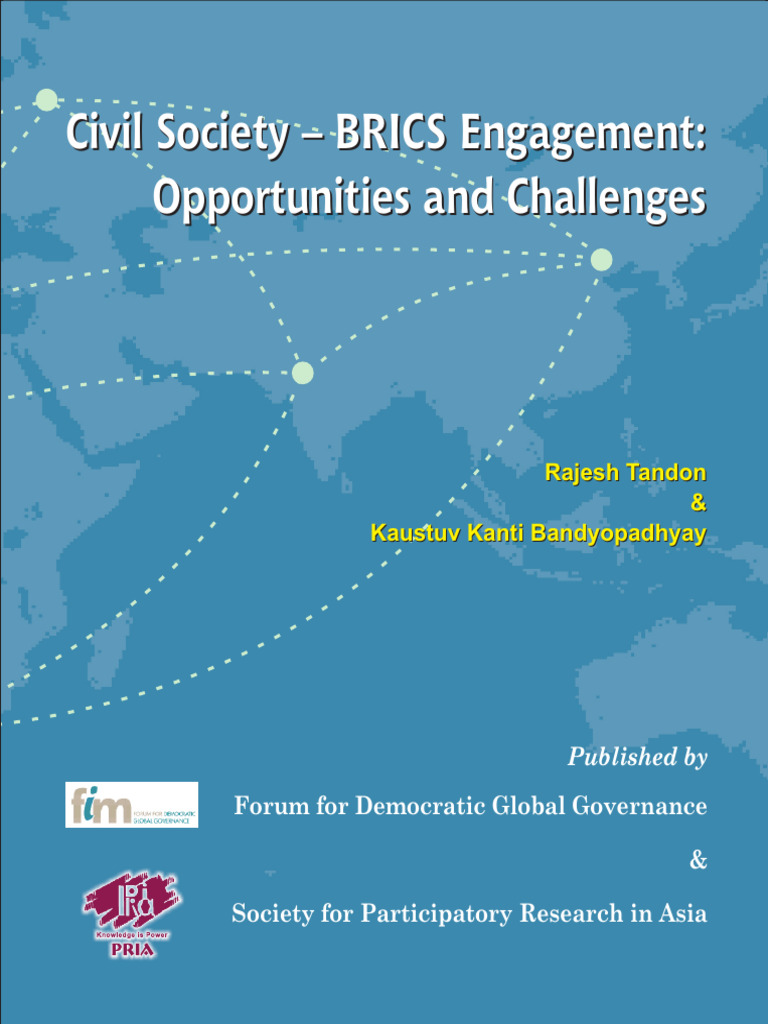 Civil Society Y BRICS Engagement - Opportunities and Challenges | PDF | Bric | Governance
