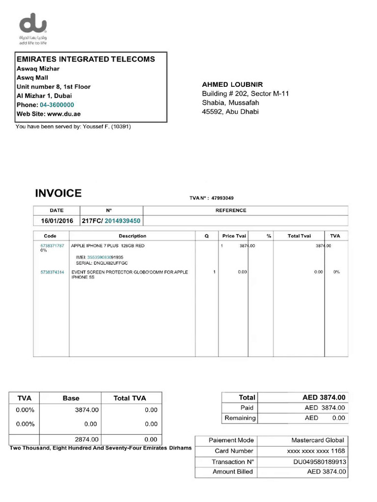 PDF Bill | PDF