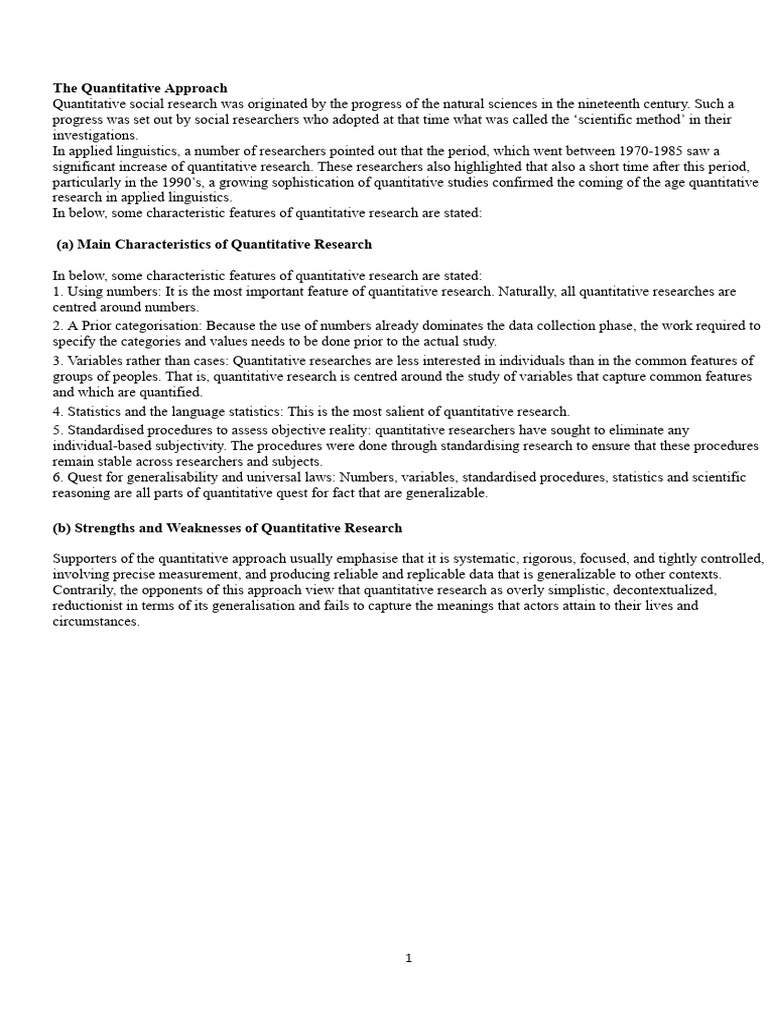 Research Approach | PDF | Qualitative Research | Methodology