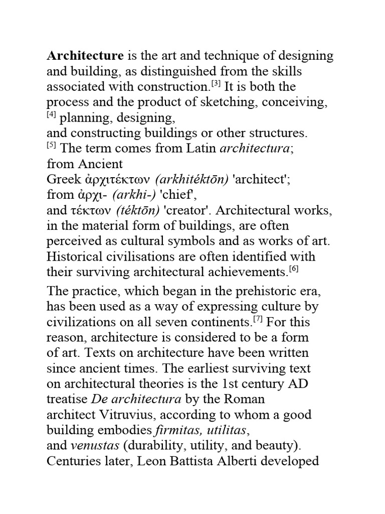 Architecture | PDF | Style | Design