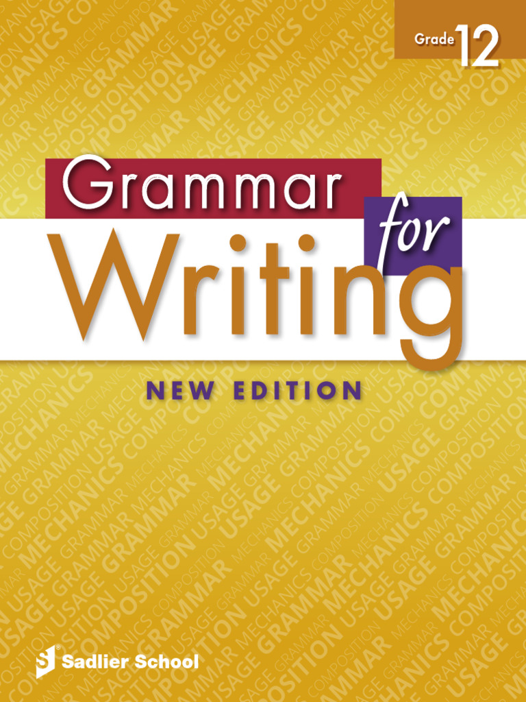 Grammar For Writing 12 | PDF | Verb | Adjective