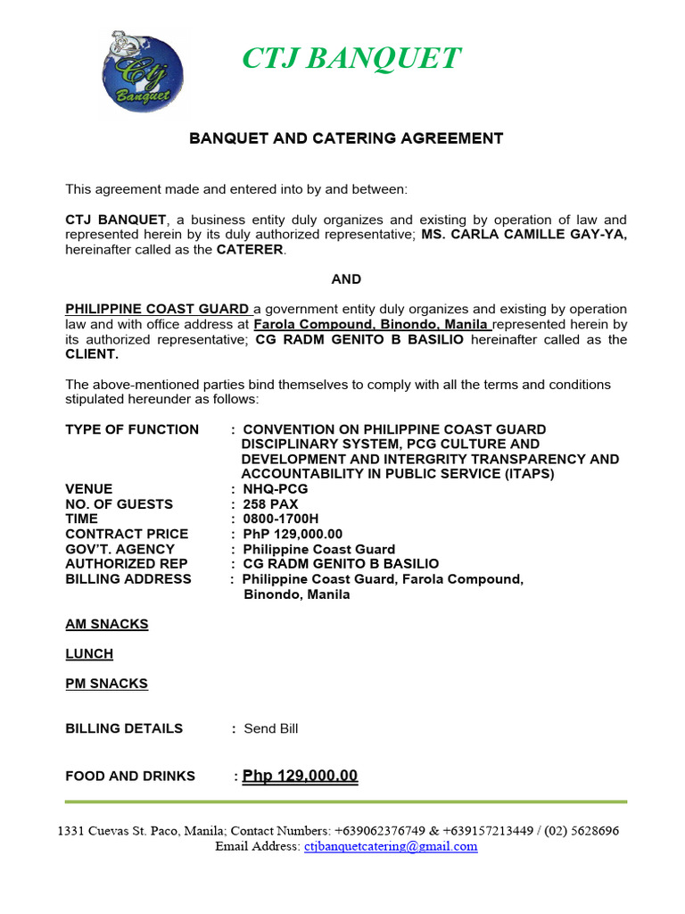 Convention on Philippine Coast Guard Disciplinary System, Pcg Culture ...