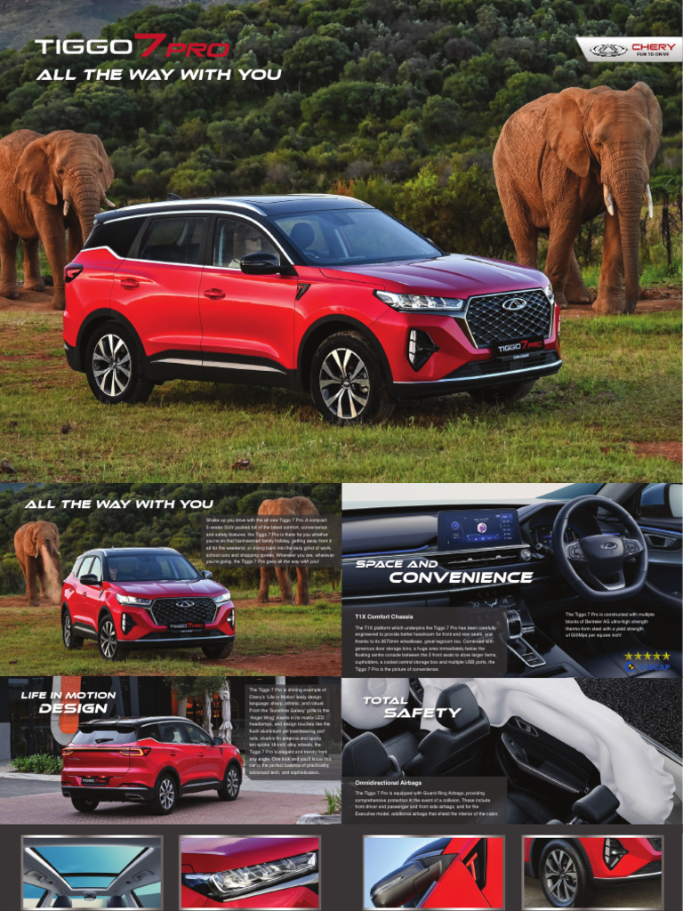 Tiggo-7-Pro_Brochure_web (1) | PDF | Anti Lock Braking System | Trunk (Car)