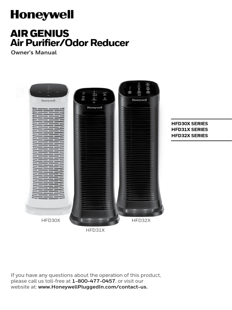 Honeywell Air Purifier Manual | PDF | Ac Power Plugs And Sockets | Air ...