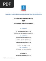 33 KV CT-PT Metering Set Specifications | PDF | Transformer | Insulator ...