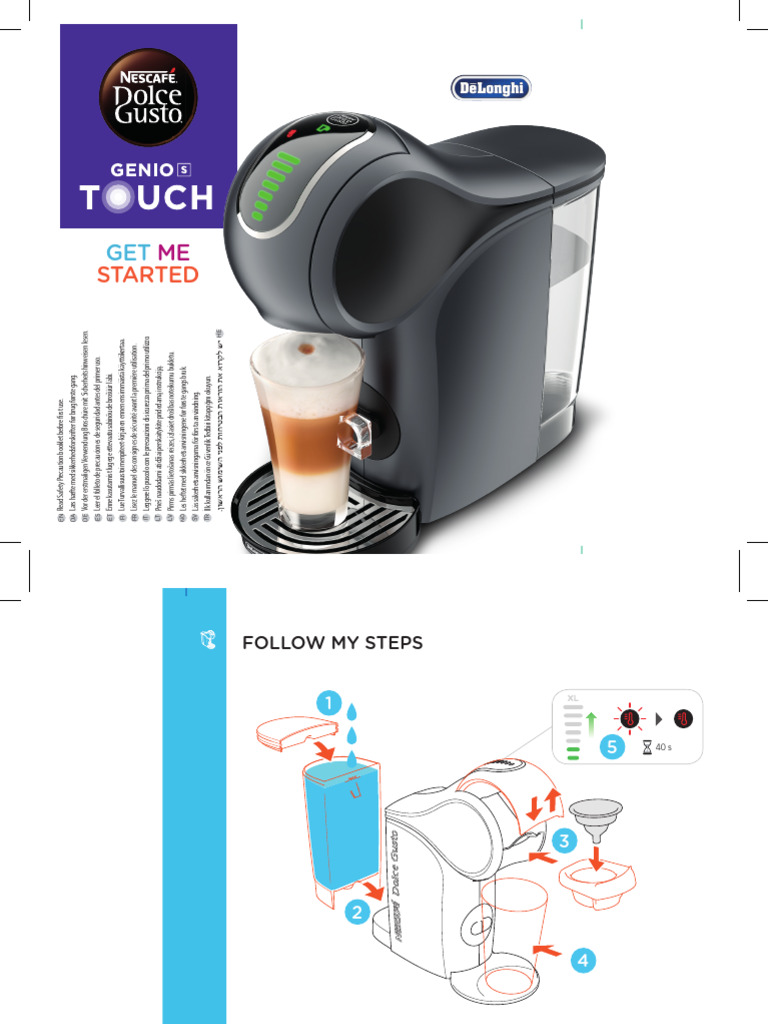 Quick Start Genio S Touch Delonghi | PDF