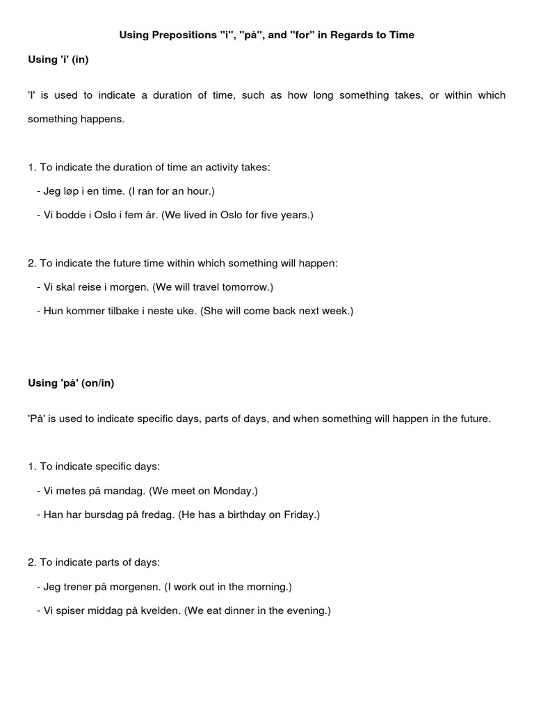 Using_Prepositions_in_Time | PDF