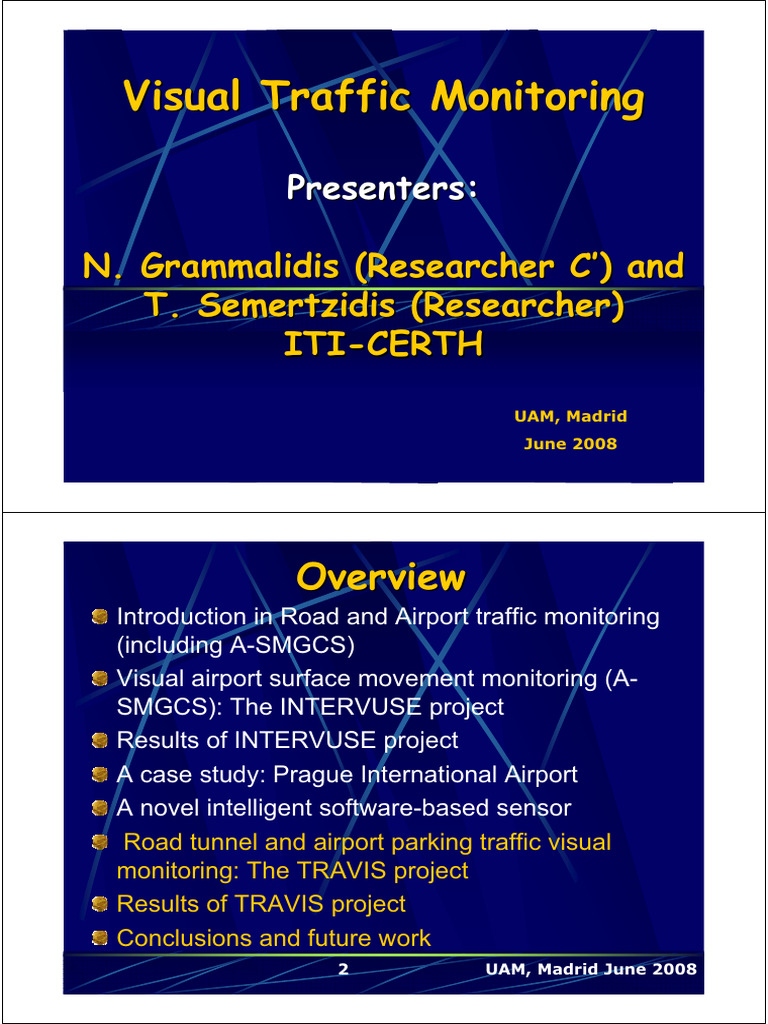 Visual Traffic Monitoring | Download Free PDF | Air Traffic Control ...
