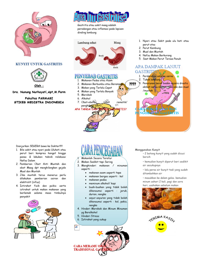 Leaflet-Maagkunyit Nunung | PDF