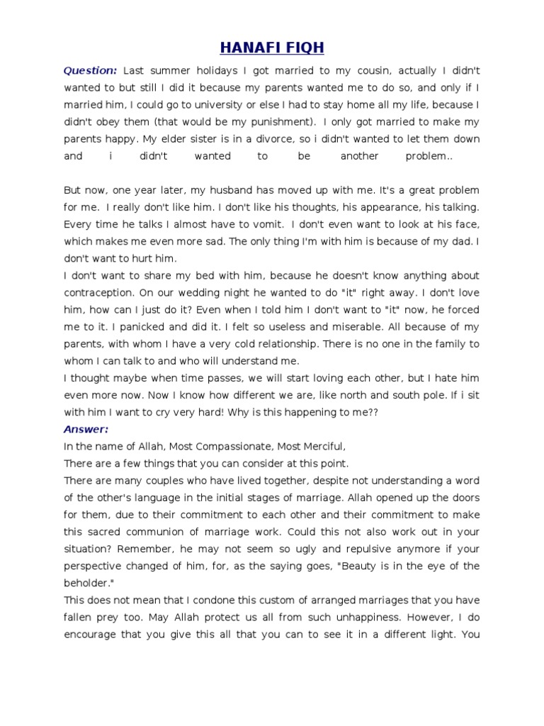 Hanafi Fiqh | PDF | Hadith | Prophets And Messengers In Islam