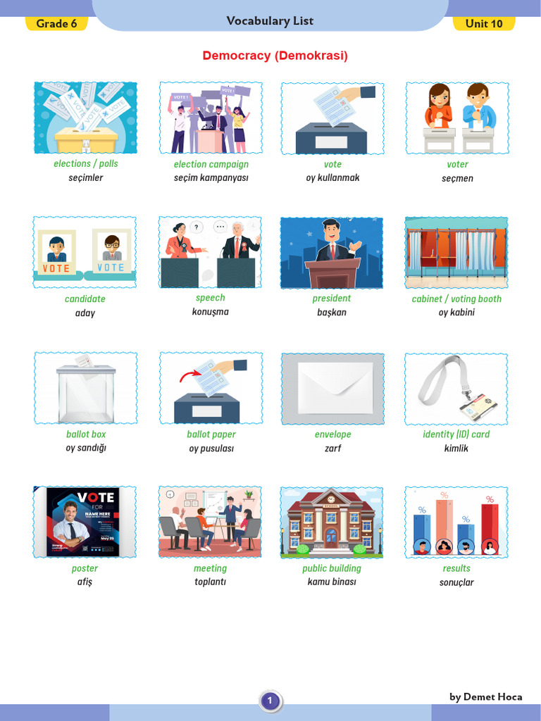 6.10 Vocabulary List | PDF